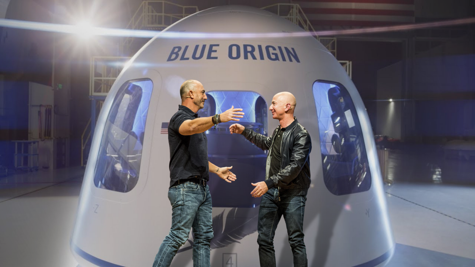 Jeff Bezos and his brother Mark will travel to space on Blue Origin’s ...
