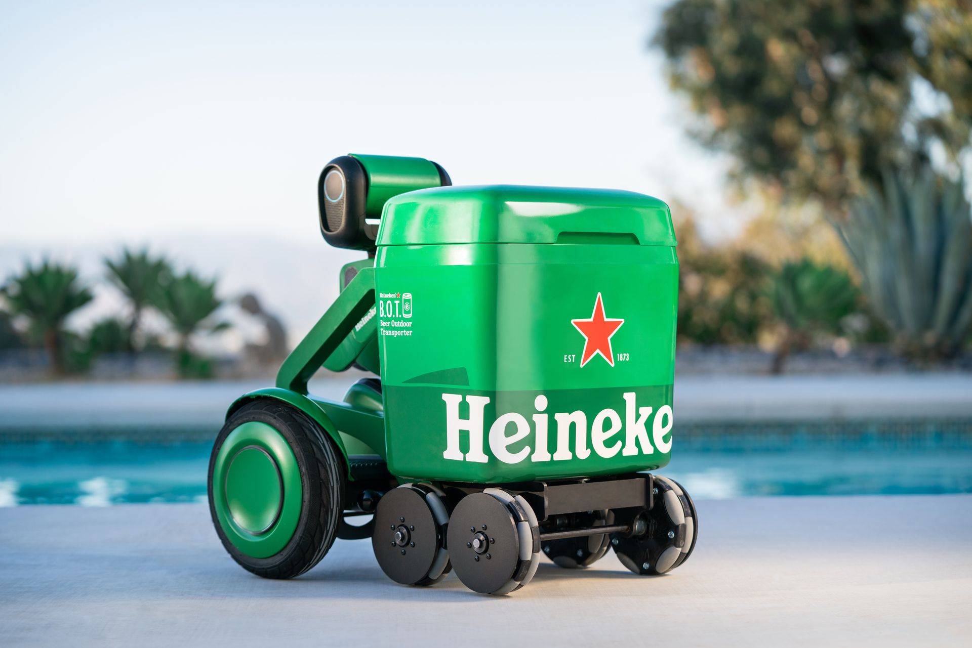 Heineken made a self-driving beer delivery robot